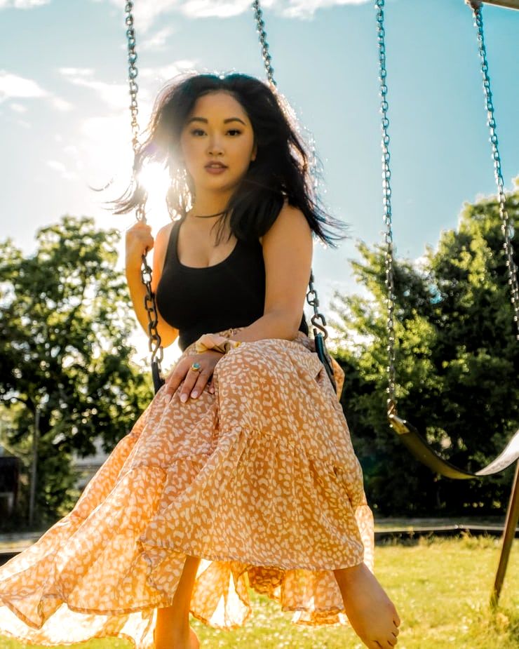 Lana on the swing | Scrolller