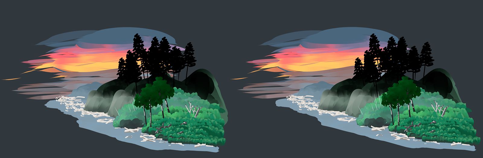 landscape sketch | Scrolller