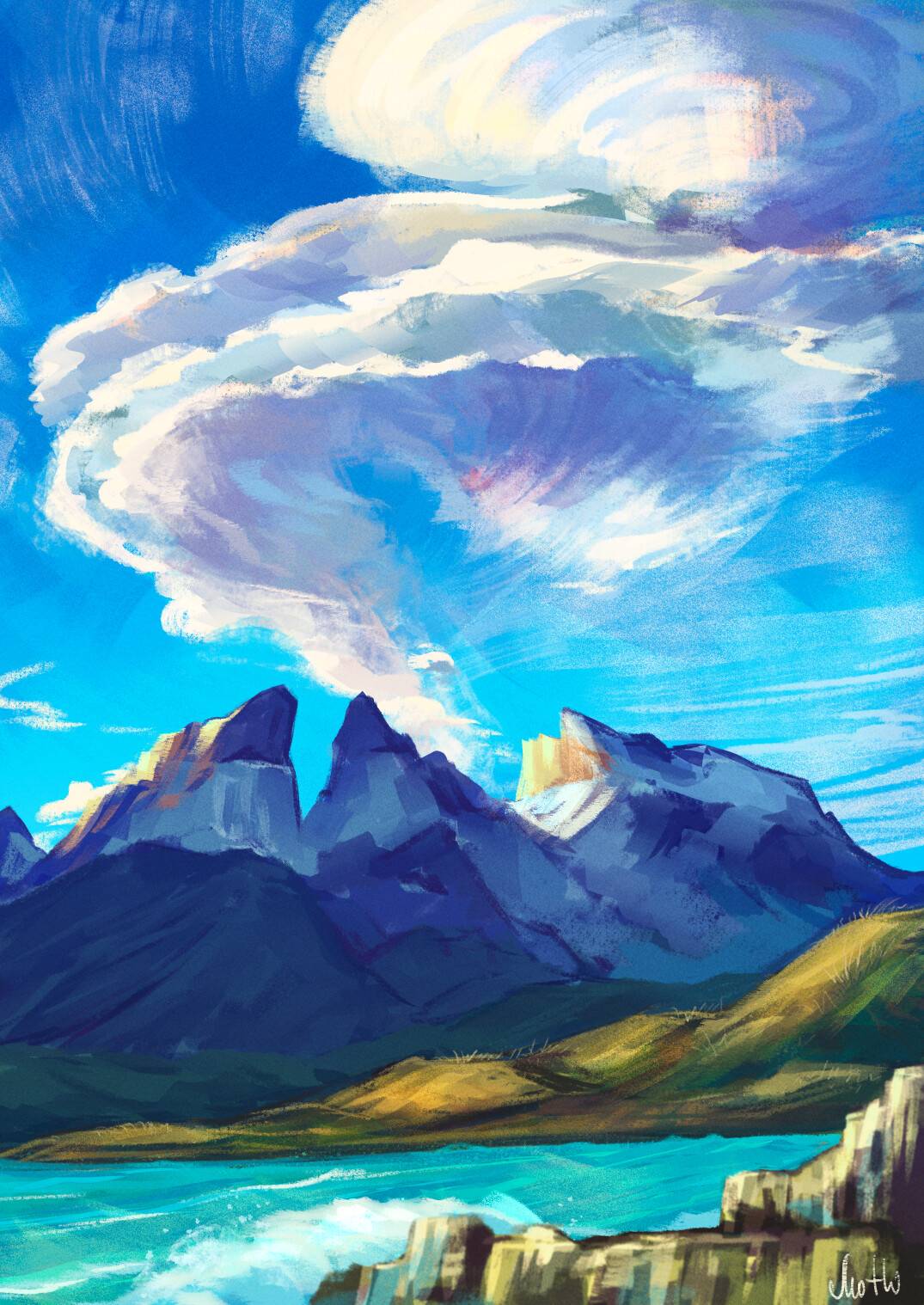 Landscape Study #2 by Maria Pechenkina | Scrolller