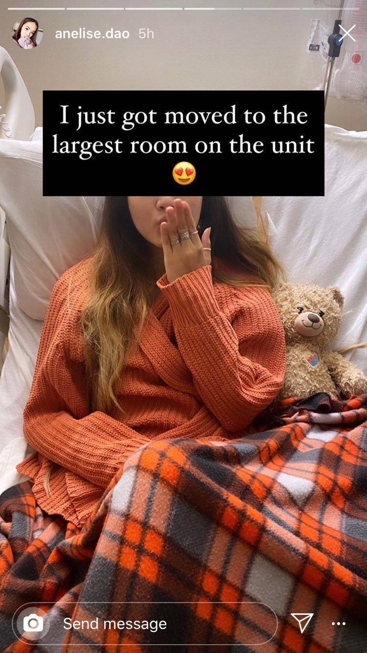 “largest room on the unit 😍” like she’s just moved into a house share and copped the master ...