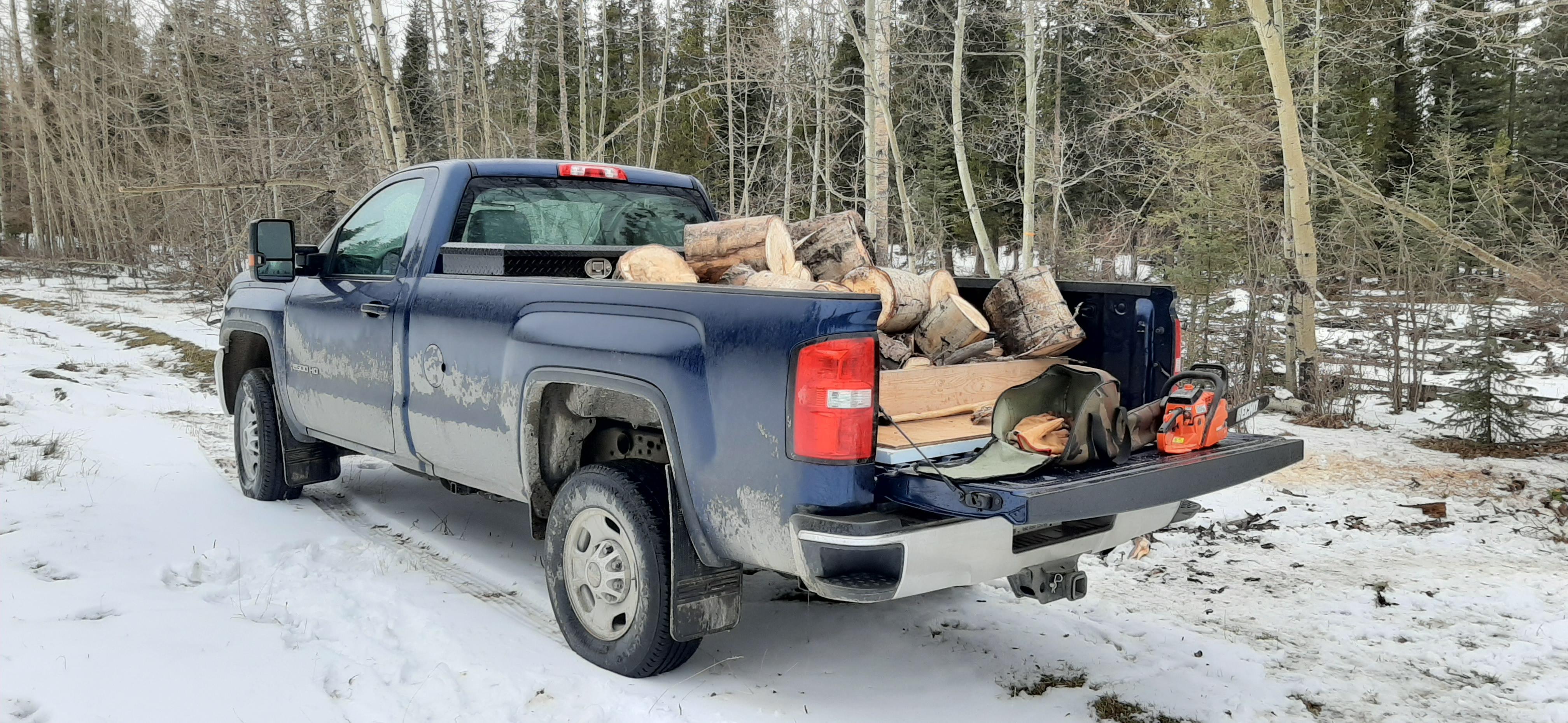 Last falls fire wood run with the Echo 370 | Scrolller