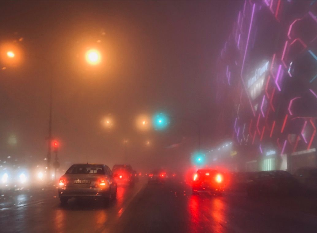 Last night's dense fog | Scrolller