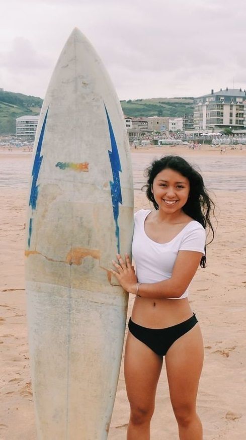 Latina Surfer Girl with Sexy Body in Bikini Bottoms | Scrolller