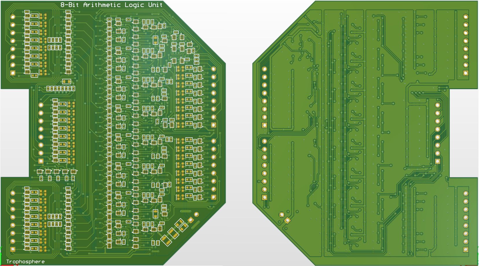 Layout Of An 8 Bit Arithmetic Logic Unit Scrolller 5691