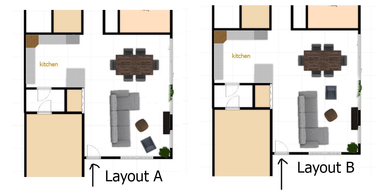 Layout options for living room | Scrolller
