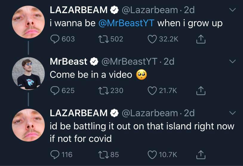 Lazarbeam x Mrbeast | Scrolller