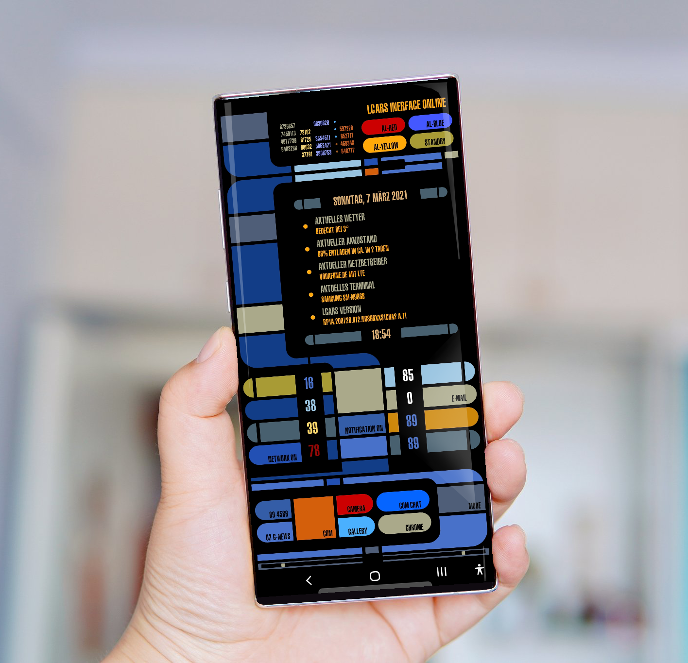 LCARS MAIN INFO SCREEN | Scrolller