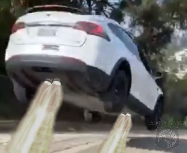 Leaked Image Of A Tesla Model S Testing Its Superdraco Abort Motors
