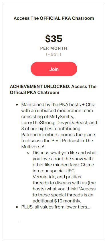 Leaked image of Woody's planned official PKA Chat room. | Scrolller