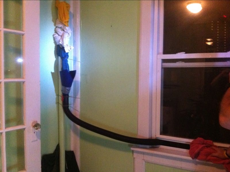 Leaky roof.... Macgyvered it? | Scrolller