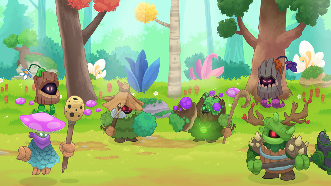Learning a language is hard. Monster battles help make it easy! Here are enemies from our game ...