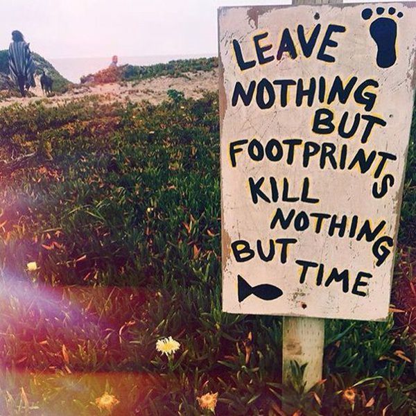 Leave nothing but footprints | Scrolller
