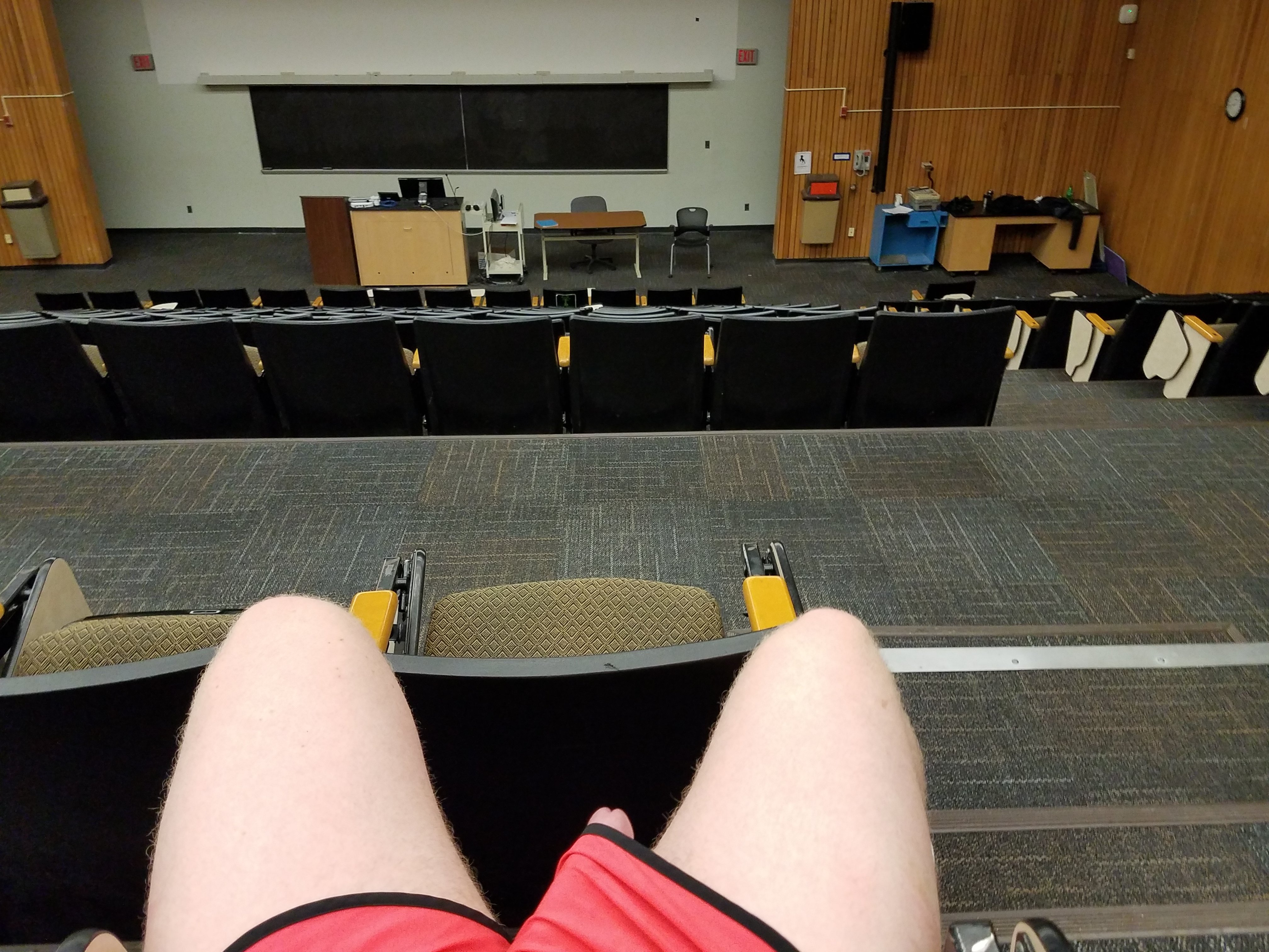 Lecture hall fun one night :) | Scrolller