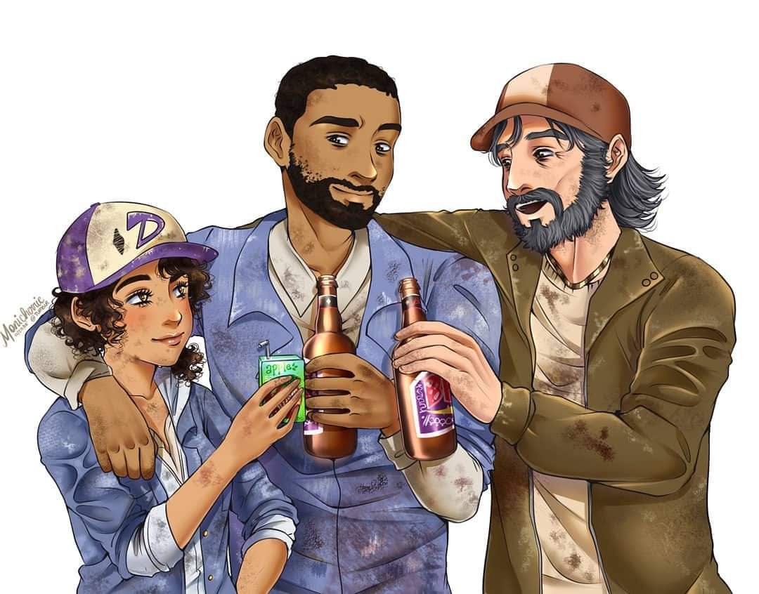 Lee, Clementine and Kenny by @monicherrie | Scrolller