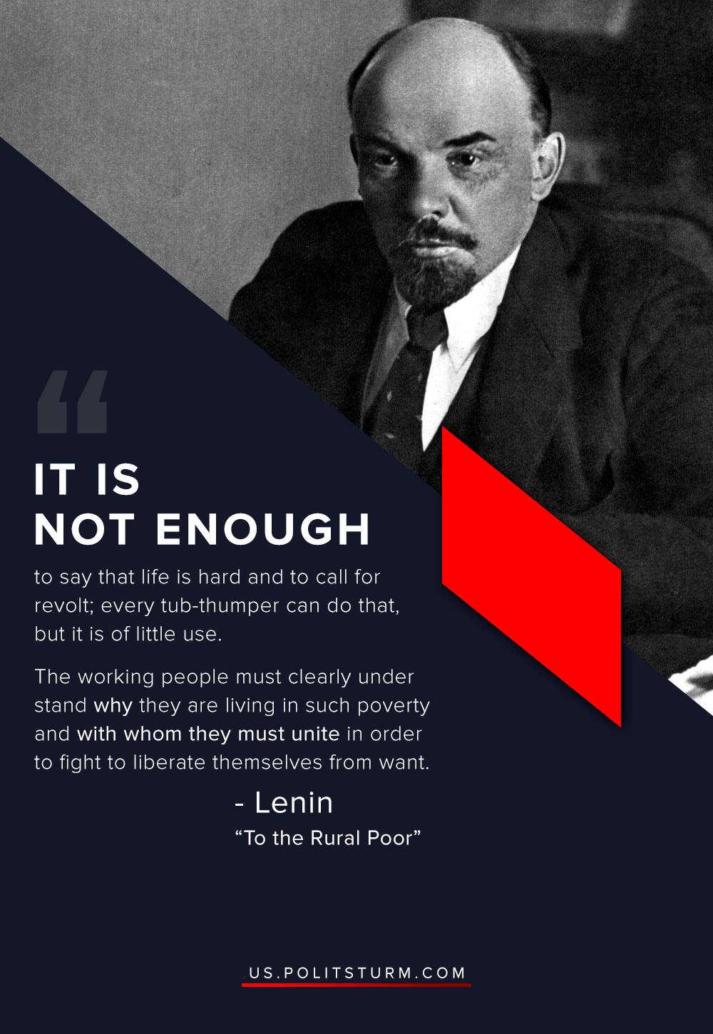 Lenin's at it again with more based advice | Scrolller