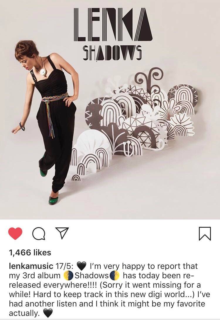 Lenka’s Shadows is back!!! | Scrolller