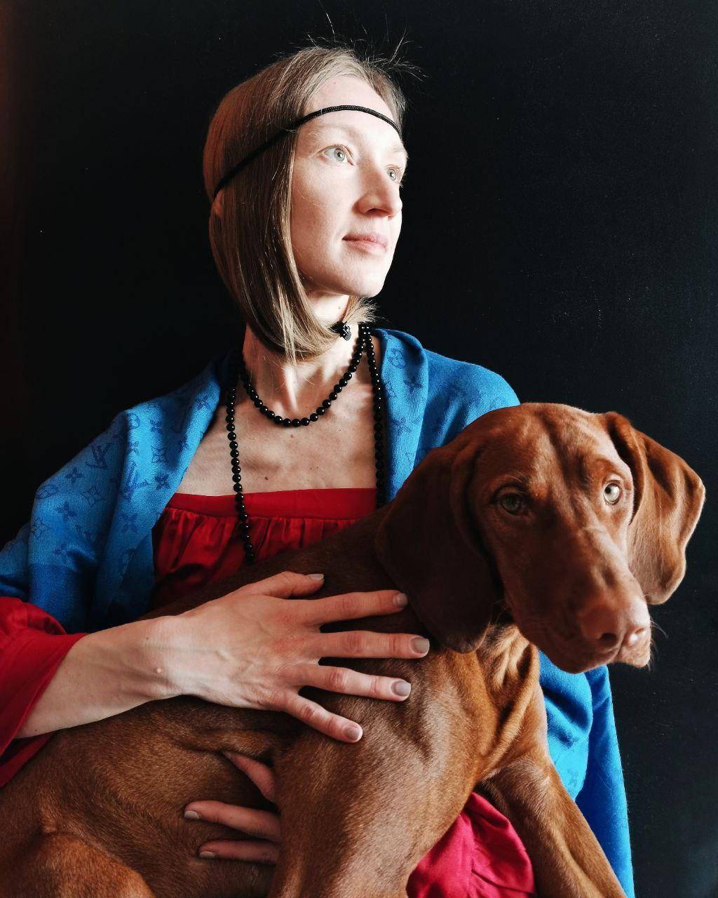 Leonardo da Vinci "Lady With a Vizslermin” | Scrolller