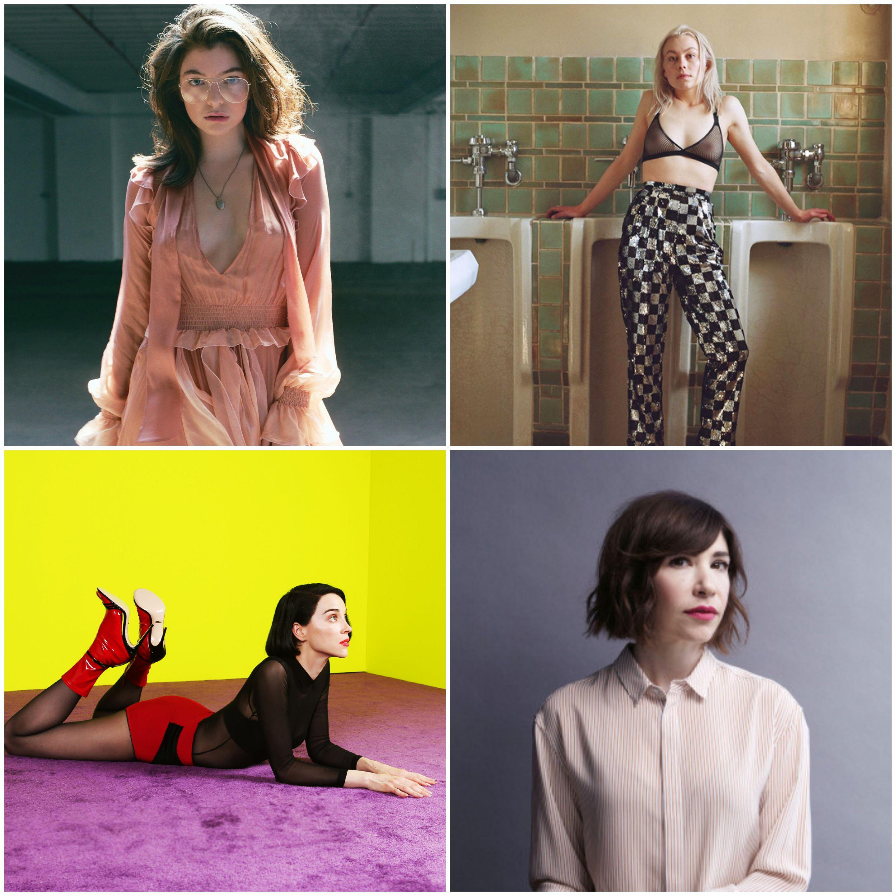 Let's stroke to Lorde, Phoebe Bridgers, Annie Clark (St. Vincent) or Carrie Brownstein! | Scrolller