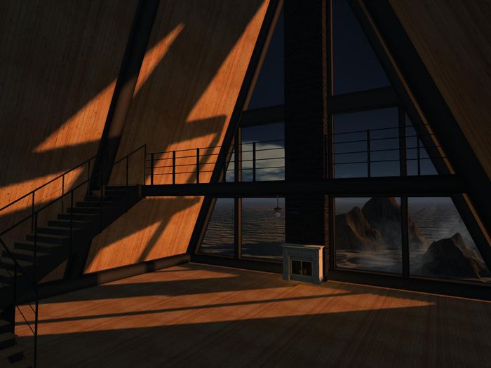 Let's try another one - A-Frame cabin that I made, free for those interested. | Scrolller