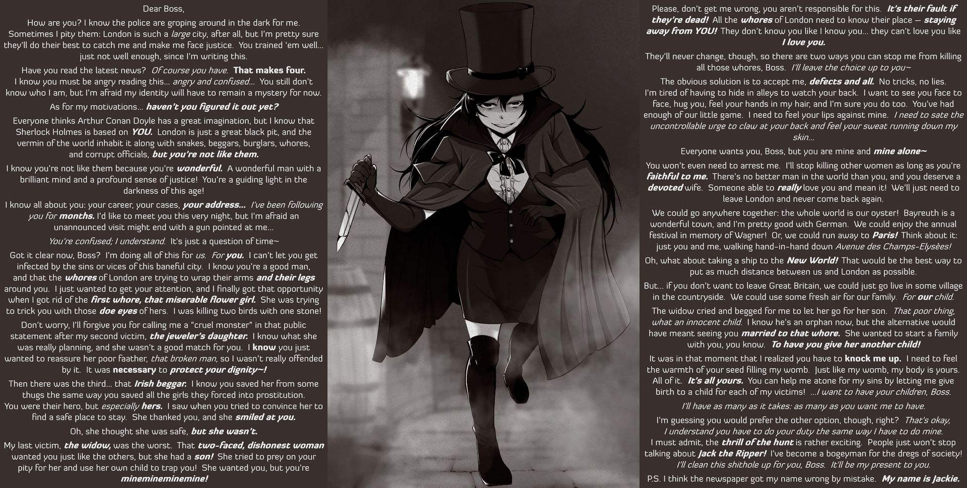 Letter from Hell [Yandere] [Collaboration with MtG] [Letter] [Jack the Ripper] [Rule63 ...