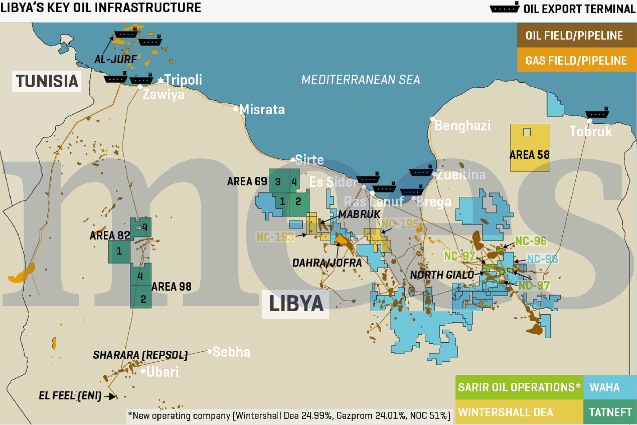 Libya’s Key Oil Infrastructure | Scrolller