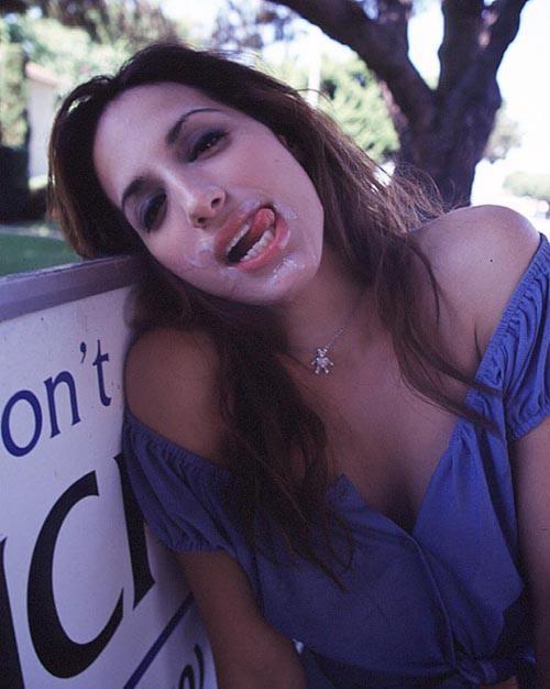 Licking her lips | Scrolller