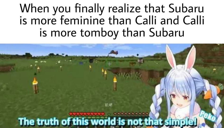 Life is very confusing peko | Scrolller