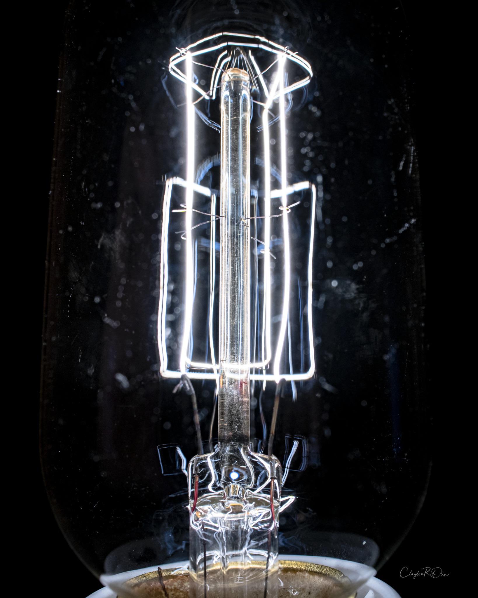 Light bulb filament. | Scrolller