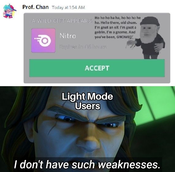 Light mode bad | Scrolller