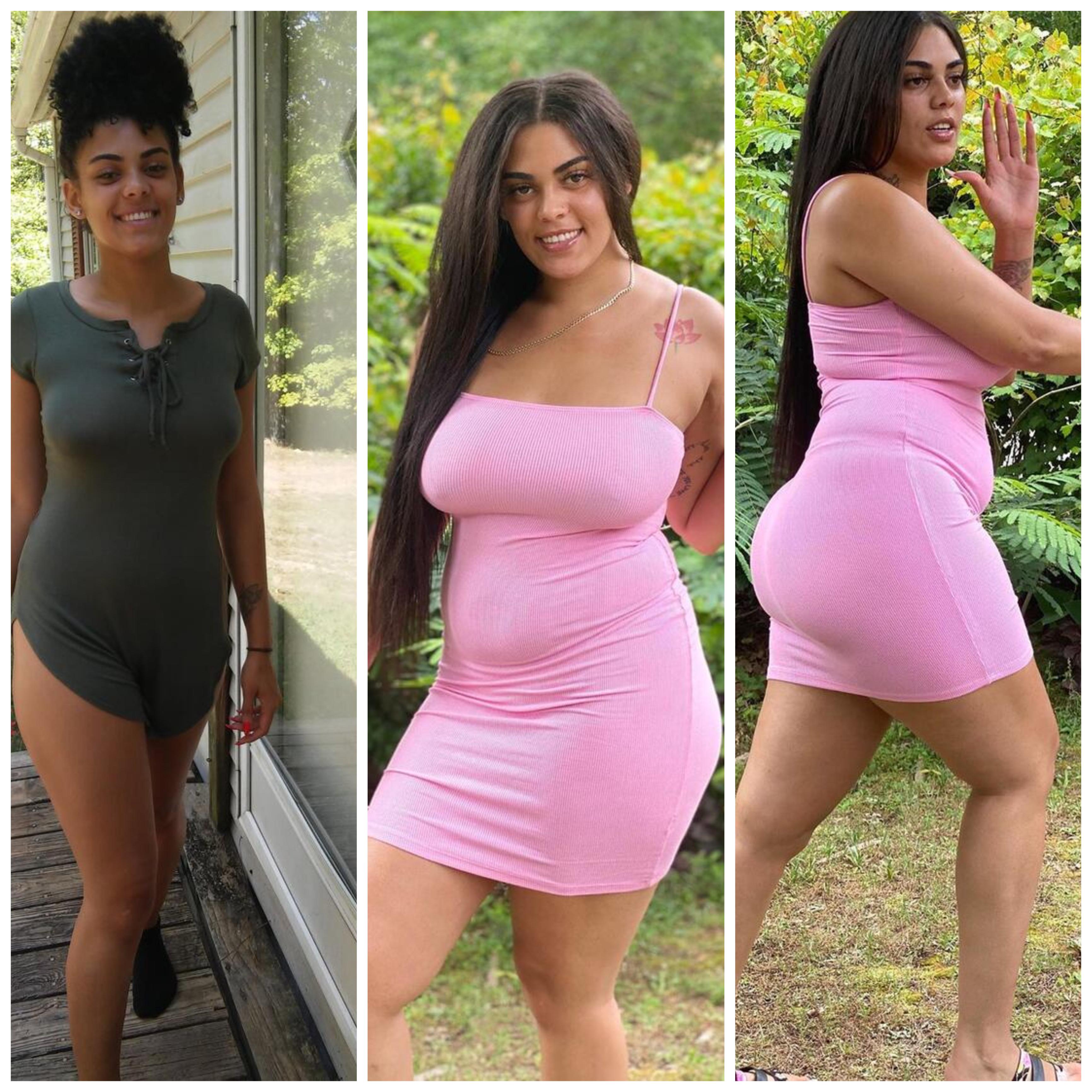 Light skin girl gets chubby | Scrolller