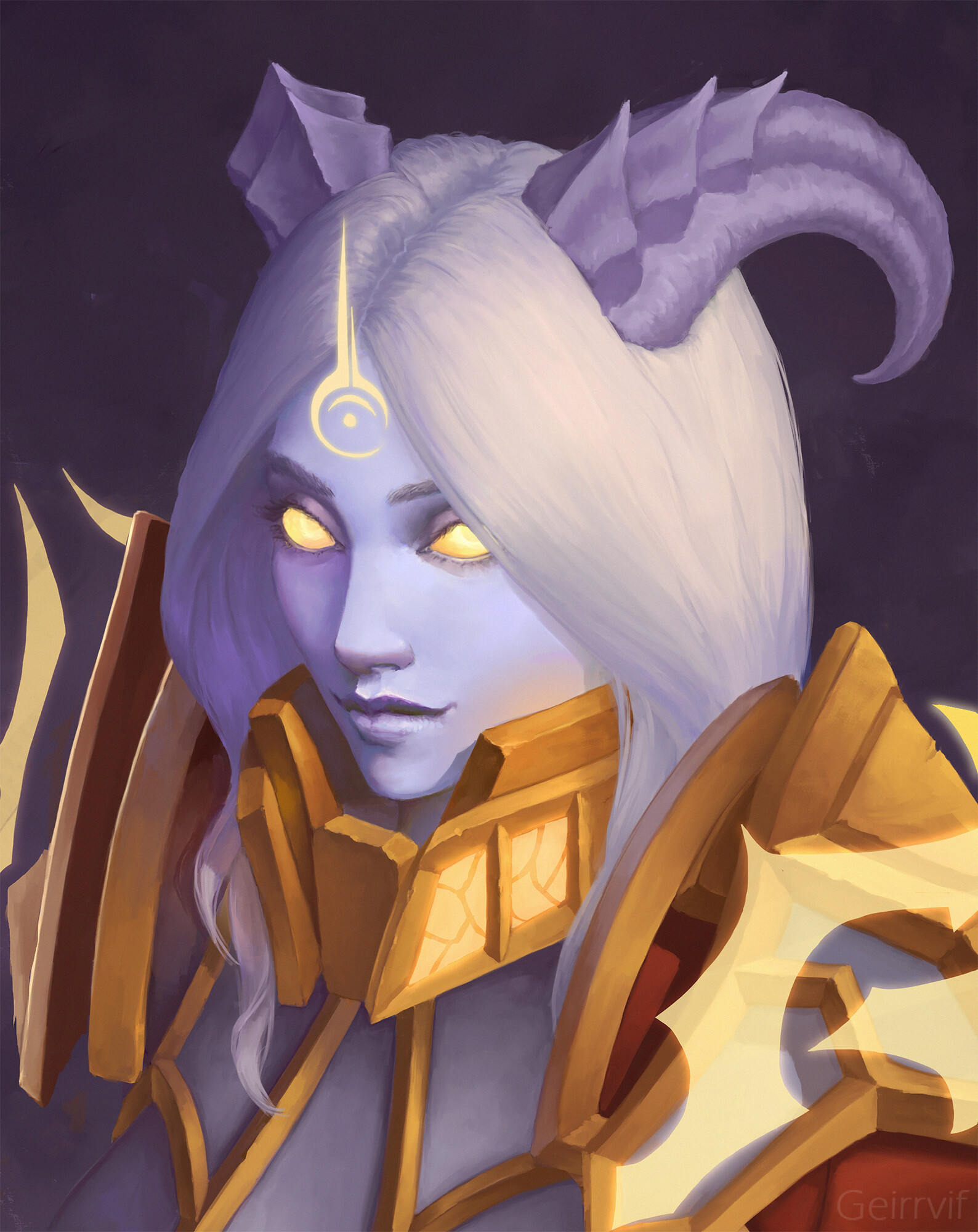 Lightforged Draenei by Anna Stepanova | Scrolller