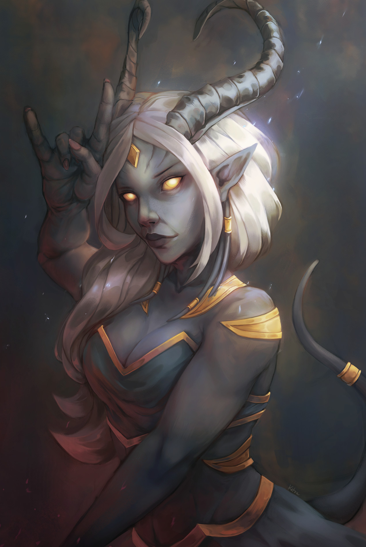 Lightforged Draenei by Bernadett Magyar | Scrolller