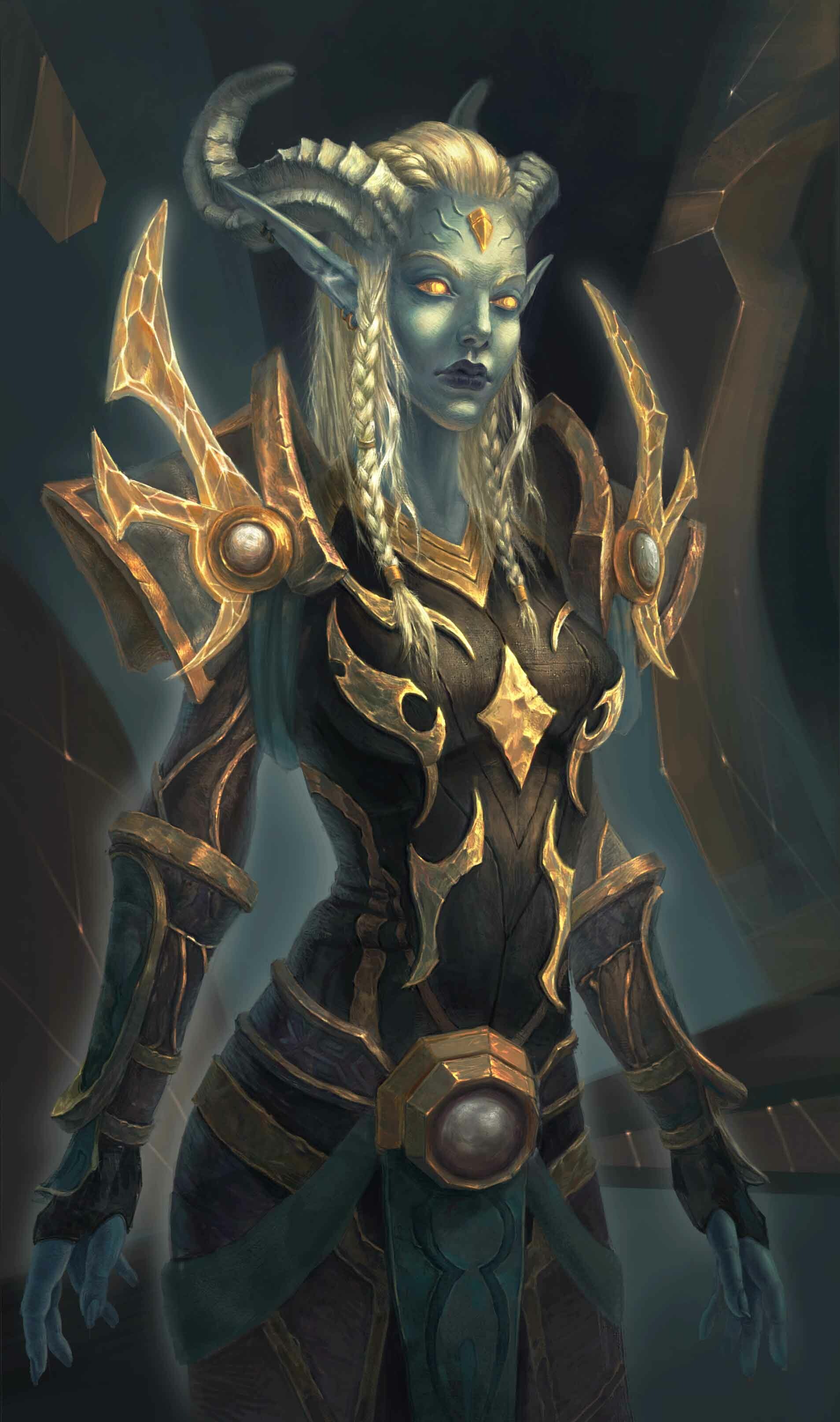 Lightforged Draenei by Gabriela Bacila | Scrolller