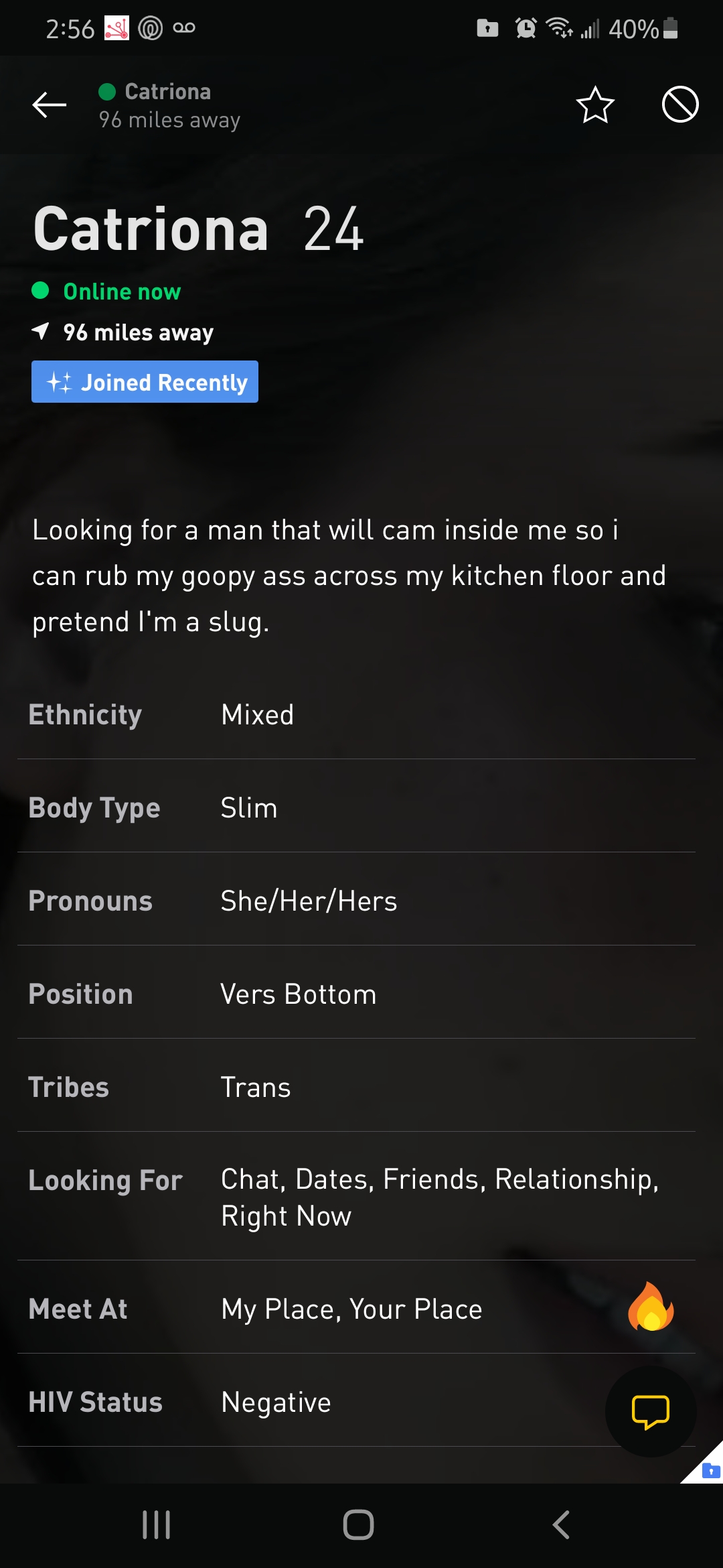 Like a slug lmao | Scrolller