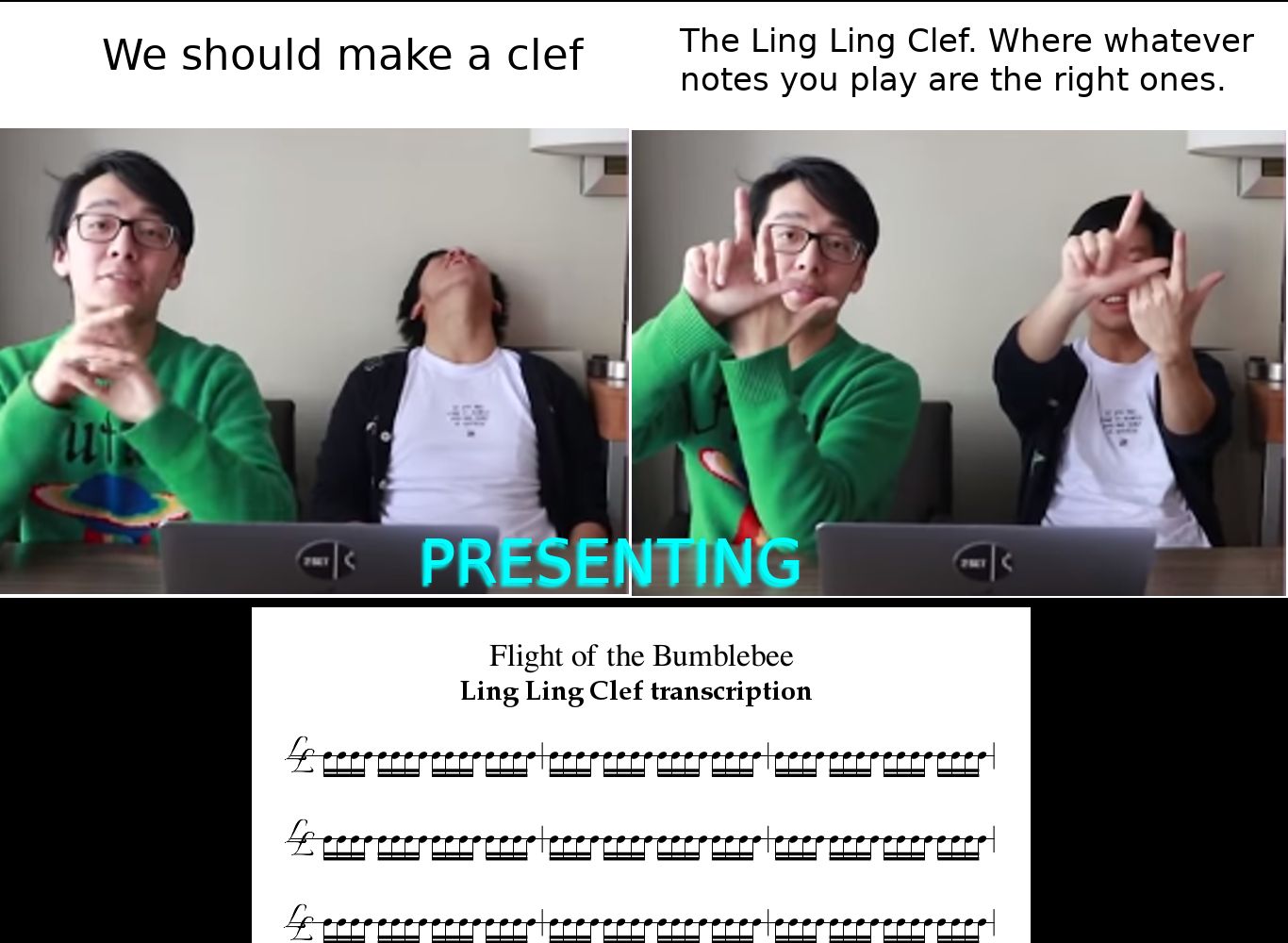 Ling Ling only Needs one Clef. | Scrolller