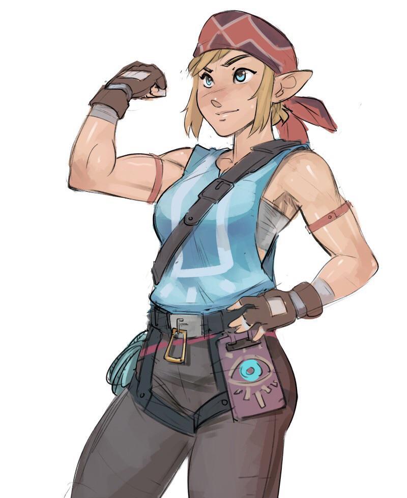 Link shows off her guns | Scrolller