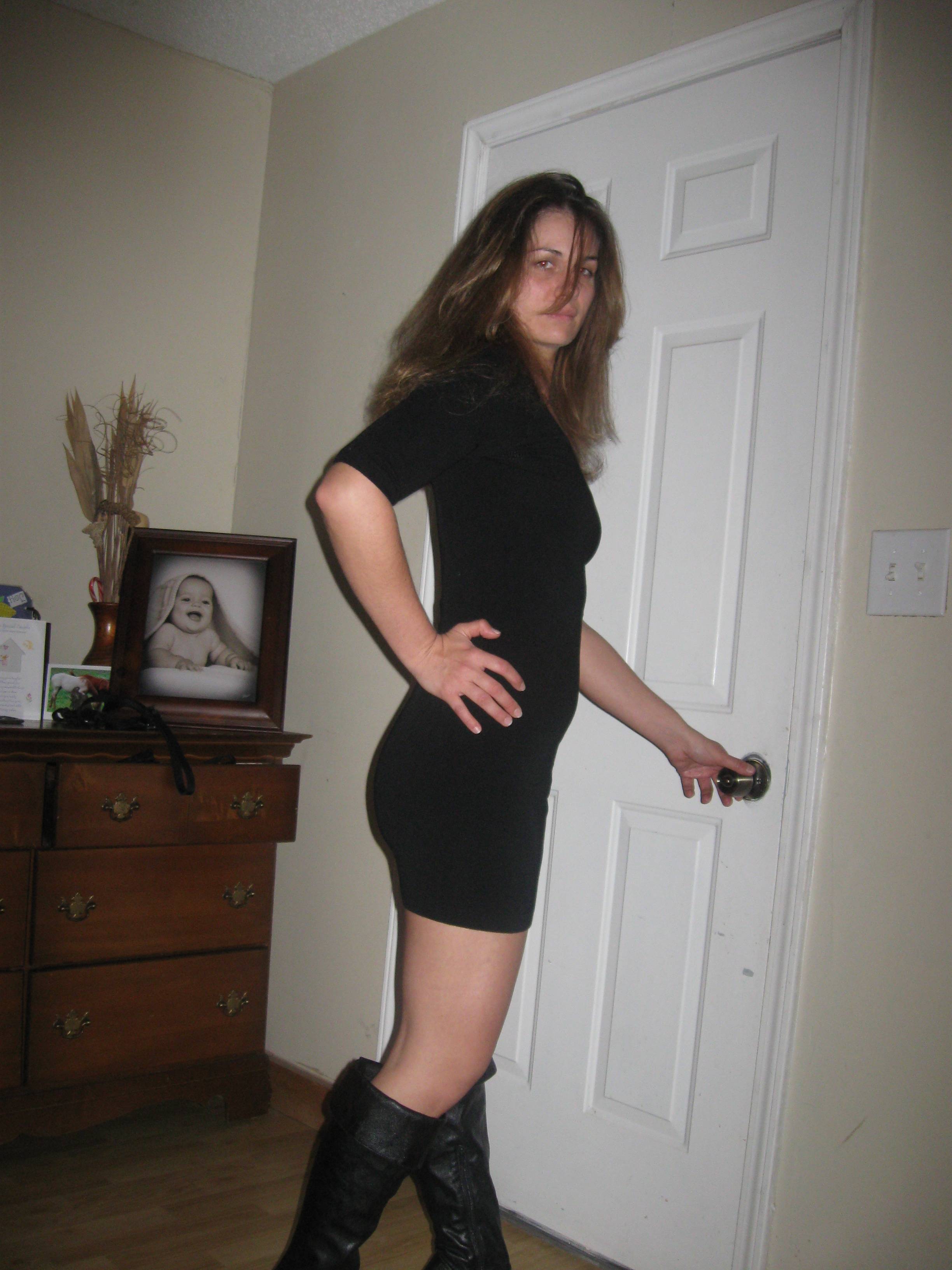 Little Black Dress and Boots | Scrolller