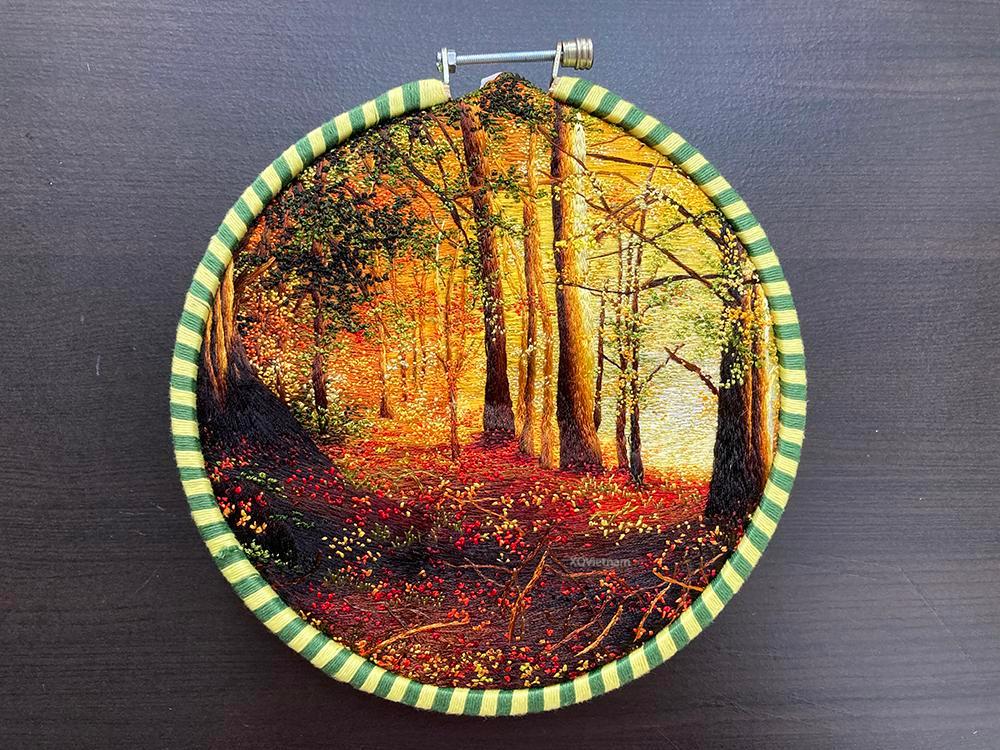 Little forest, me, thread & needle, 2020 | Scrolller