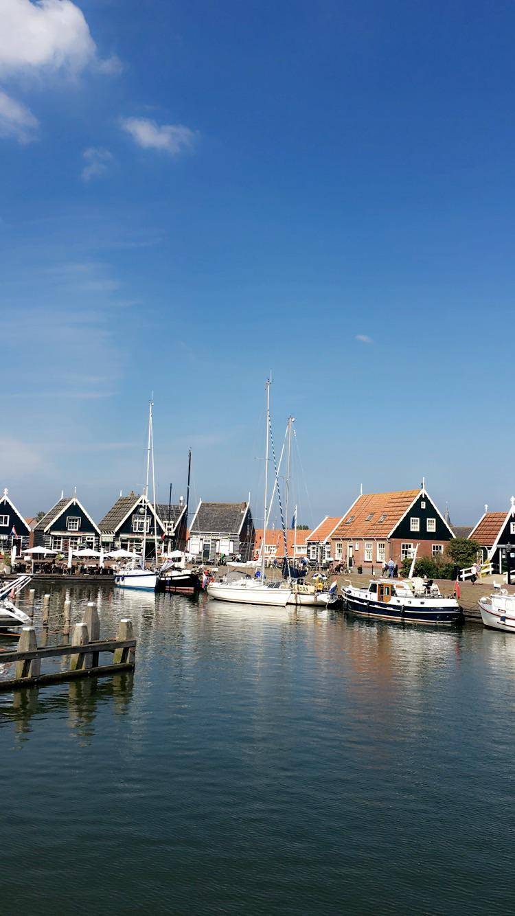 Little marina in the Netherlands | Scrolller