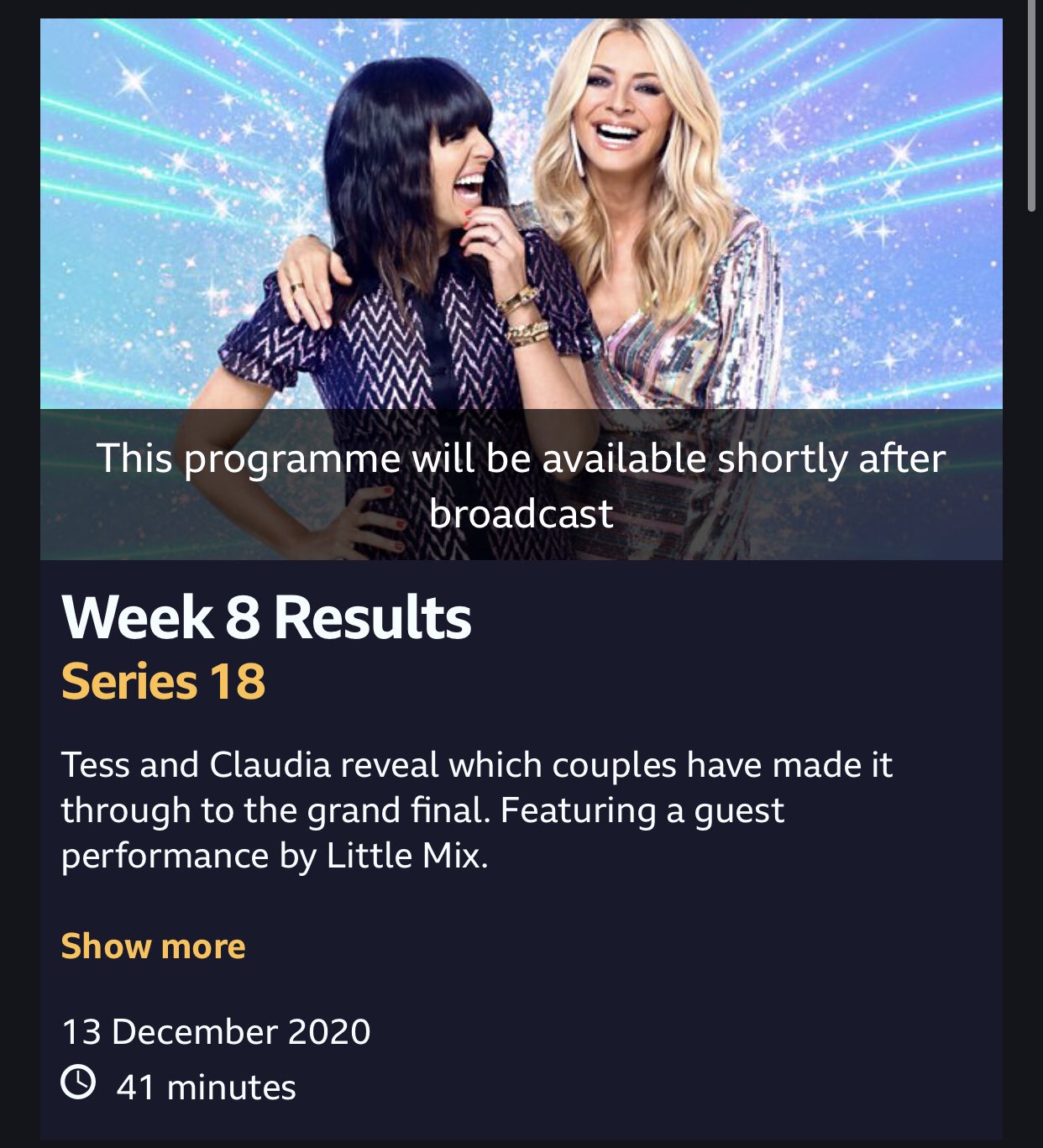 Little Mix Are set to be performing on BBC Strictly Come Dancing on Sunday 13th December ...