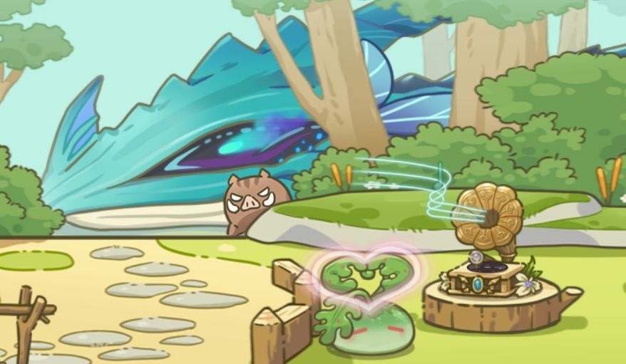 Local Dragon Vibing With Dendro Slime | Scrolller