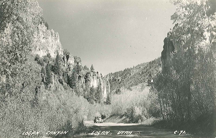Logan Canyon. 1945 | Scrolller