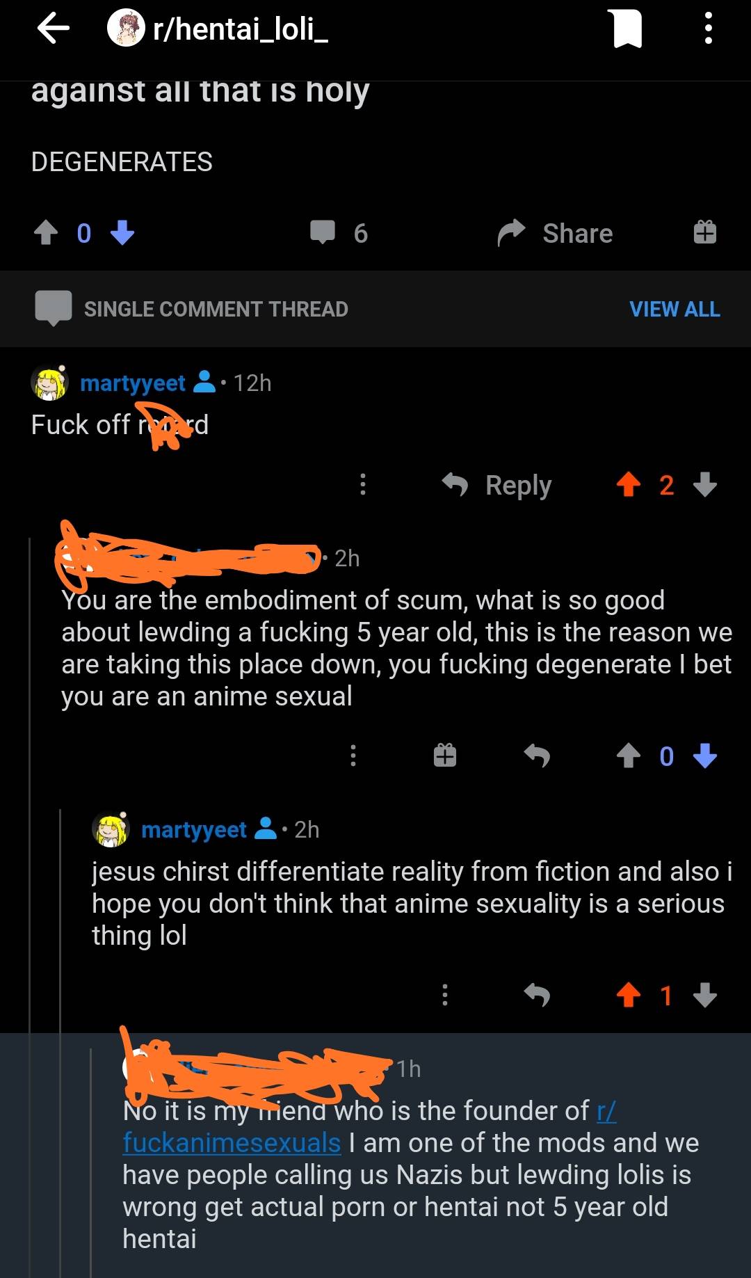 Lolitard can't distinguishe fiction from reality AND satire | Scrolller