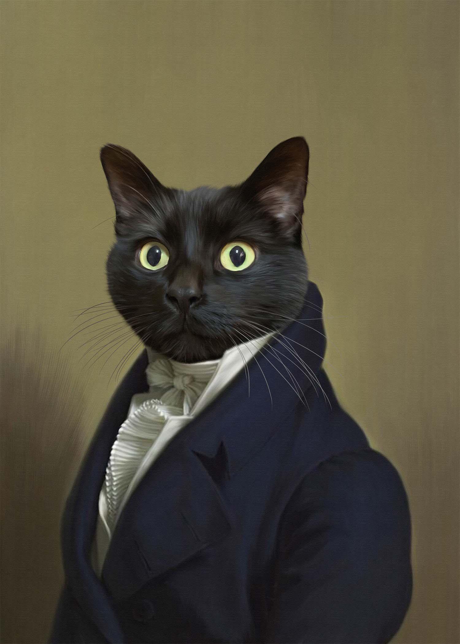 Long time reader, first time poster, please enjoy this wonderful rendition of my cat. | Scrolller