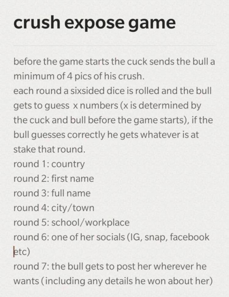 Looking for a bull to play with and expose my crush | Scrolller