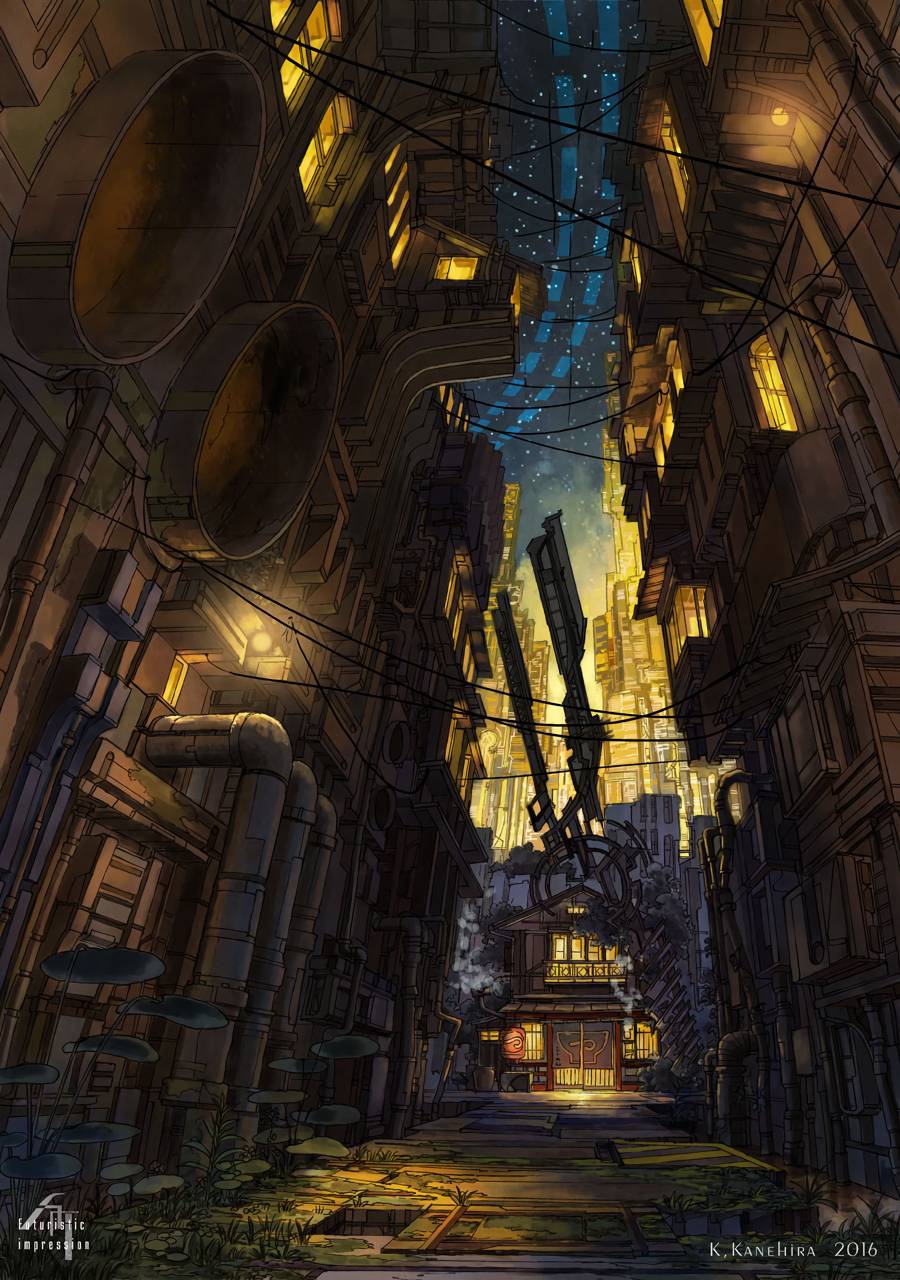 Looming Alleyway [Original] | Scrolller