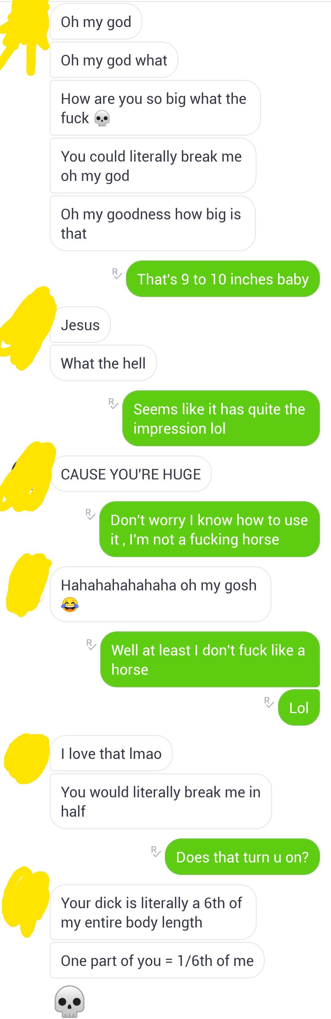 Love how she compared her height to my size | Scrolller