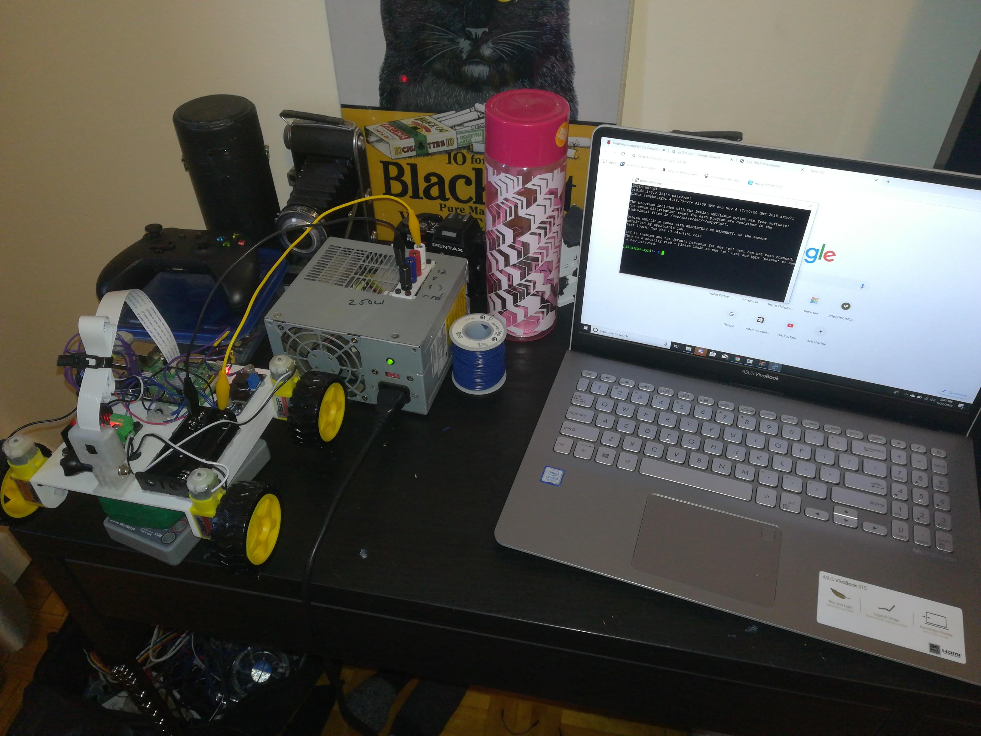 Low budget wifi controlled camera bot is ready for programming | Scrolller