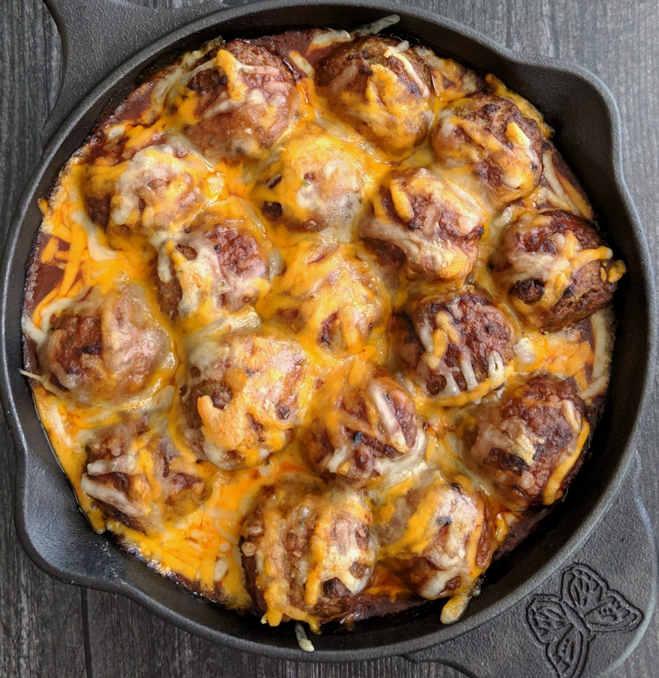 Low Carb Enchilada Meatball Bake [recipe] | Scrolller