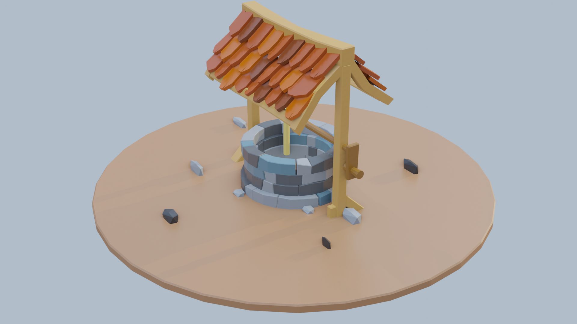 Low poly well | Scrolller
